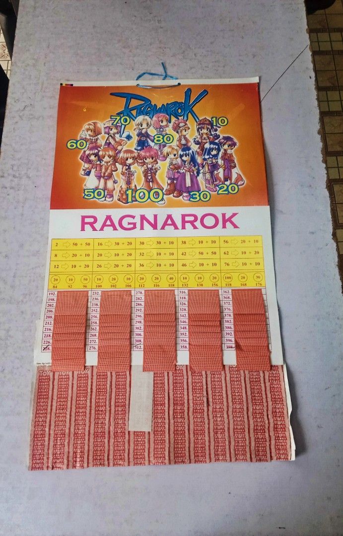 Vintage 80's/90's Style Tikam, Ragnarok Game Board., Hobbies & Toys ...