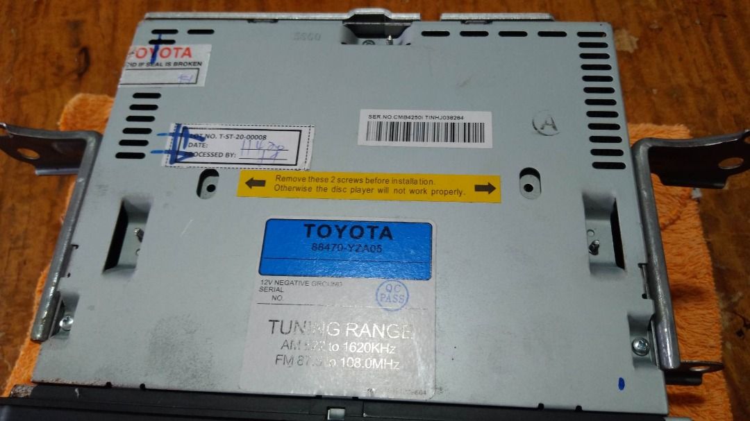 TOYOTA INNOVA STOCK STEREO HEAD, Car Parts & Accessories, Audio, Video ...