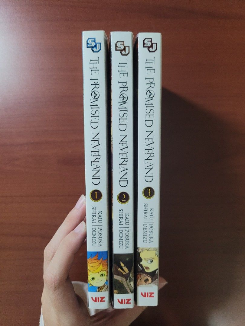 TPN The promised neverland manga [ Volumes 1,2 and 3], Hobbies & Toys ...