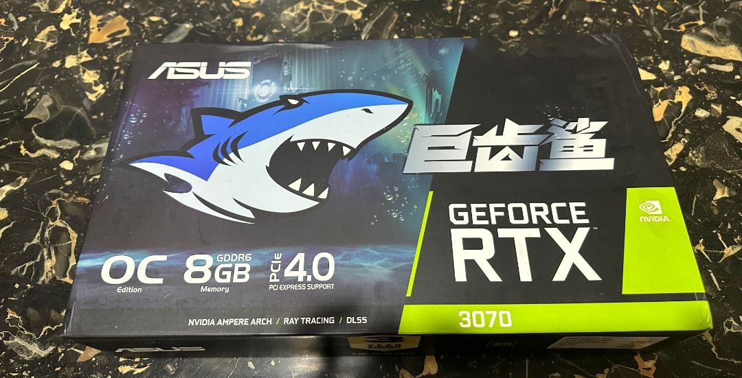 Asus Ats-Rtx3070-O8g-Gaming Megalodon Shark Series, Computers & Tech ...