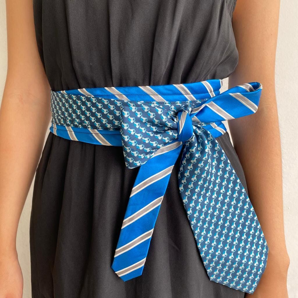 Upcycled obi belts from neckties, Women's Fashion, Watches ...