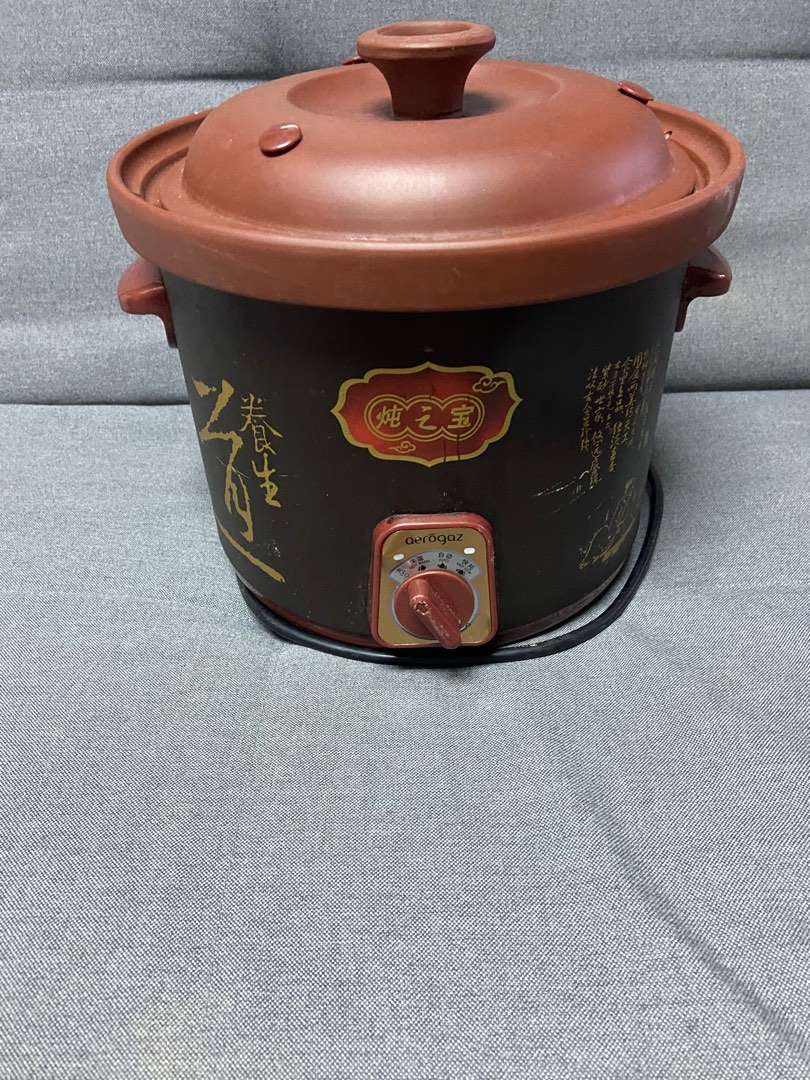 Used Electric slow cooker, Claypot, Microwave bowl with cover, Big ...