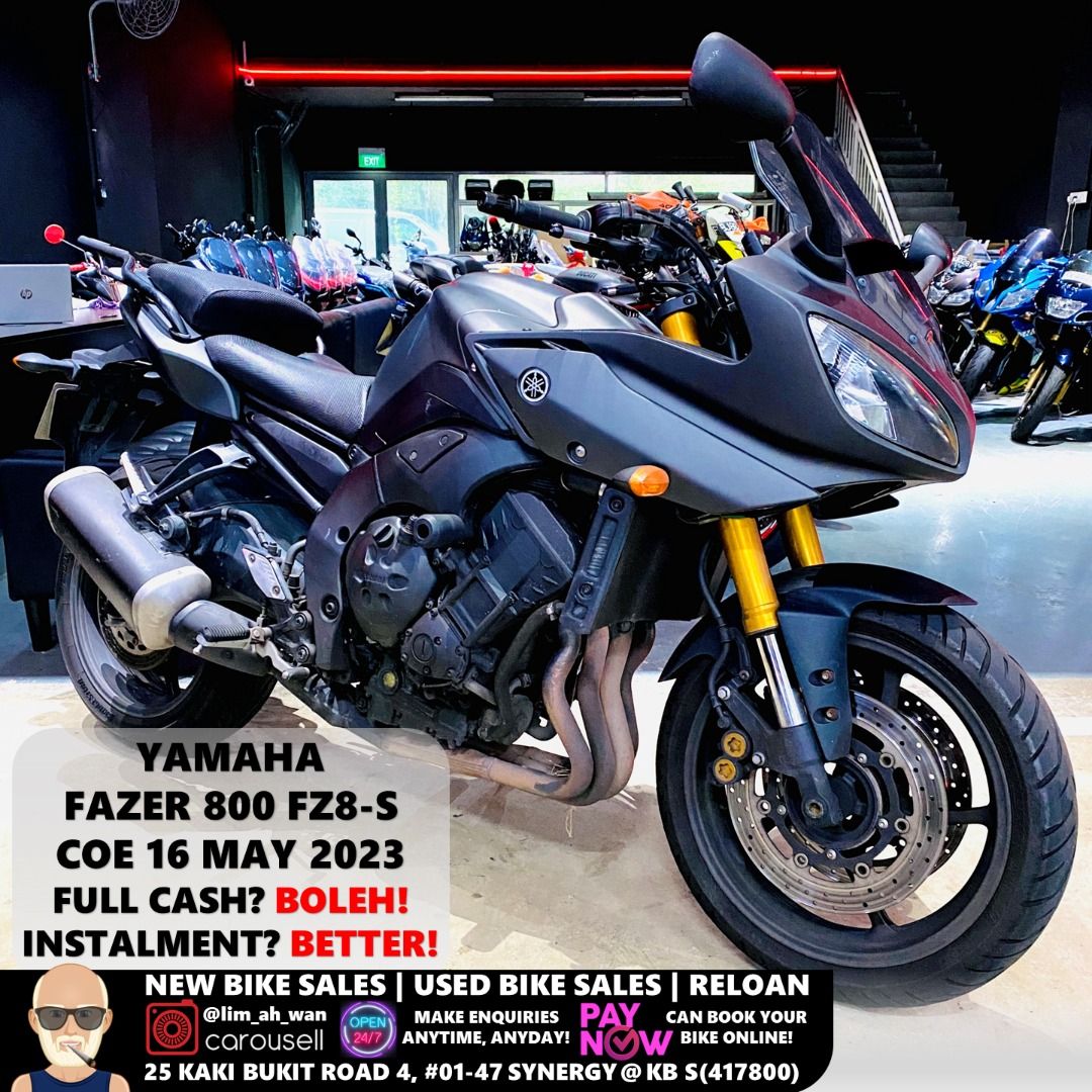 USED Yamaha FZ8S Fazer 800, Motorcycles, Motorcycles for Sale, Class 2 ...