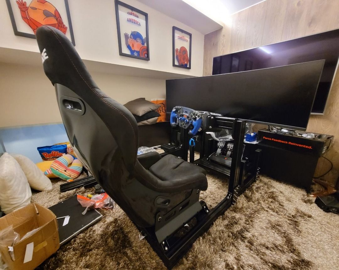 V8 Cockpit - Racing Simulator | Sim Rig | 8020 Rig, Video Gaming ...