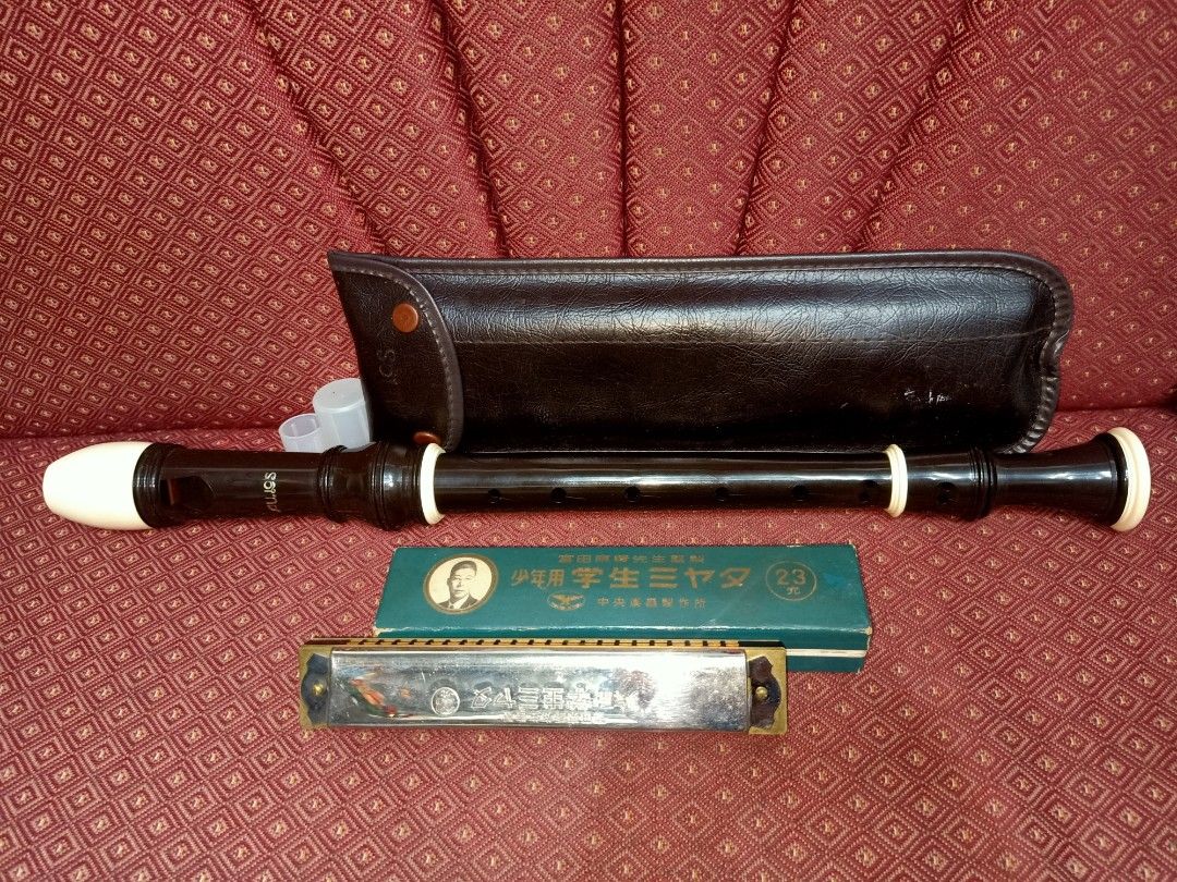 Vintage Flute and Harmonica, Hobbies & Toys, Music & Media, Musical ...