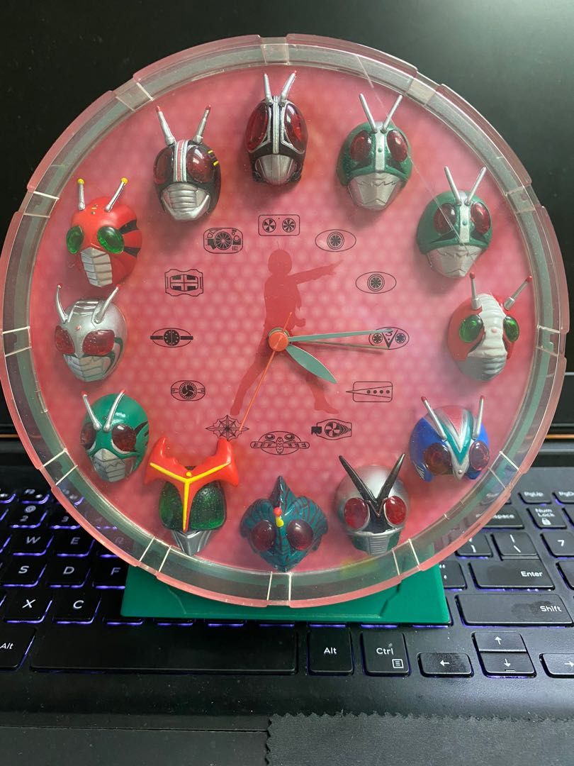vintage kamen rider clock, Hobbies & Toys, Toys & Games on Carousell