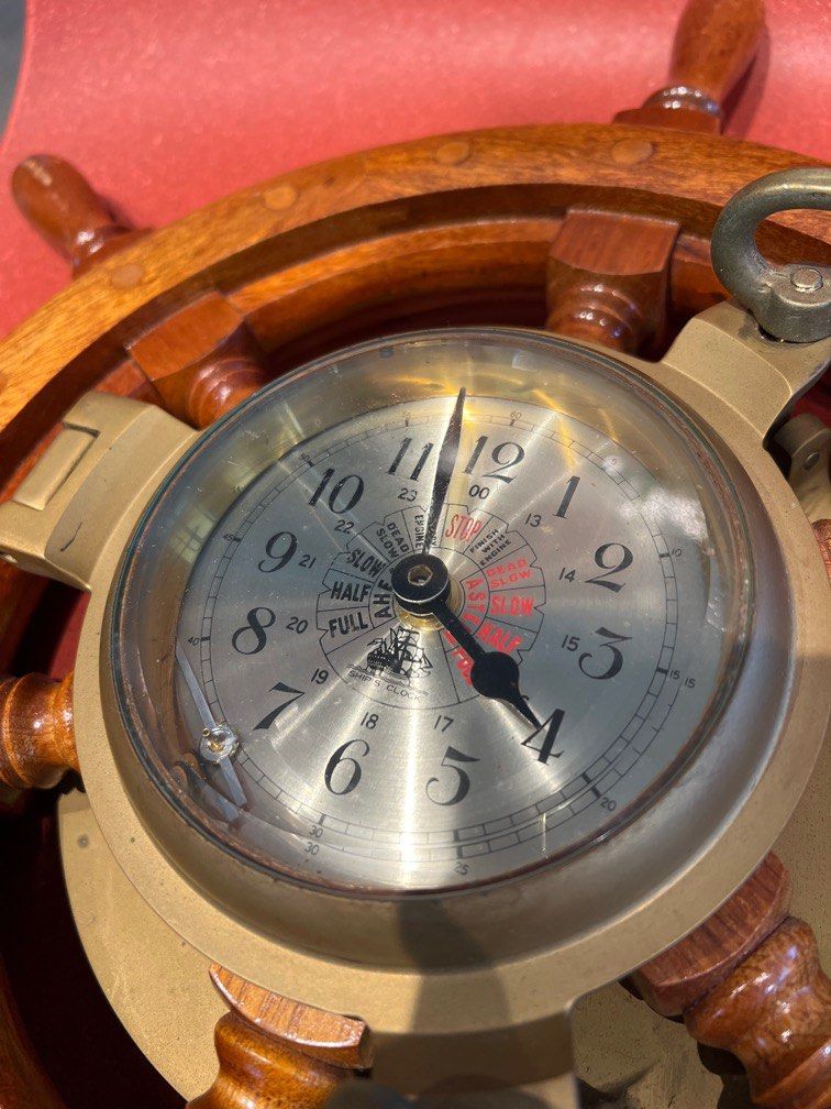 Vintage Ship Clock, Furniture & Home Living, Furniture, Other Home ...