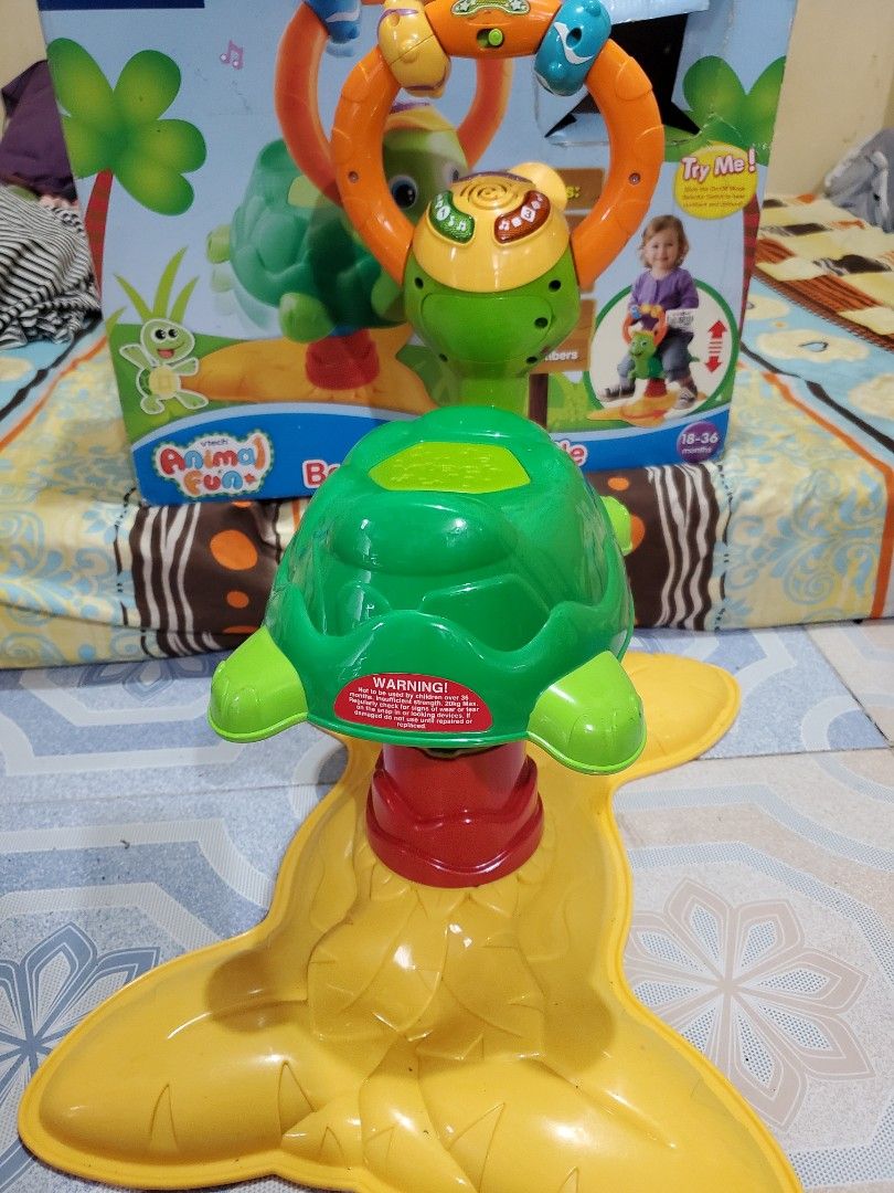 VTECH baby Bounce Time Turtle, Babies & Kids, Infant Playtime on Carousell