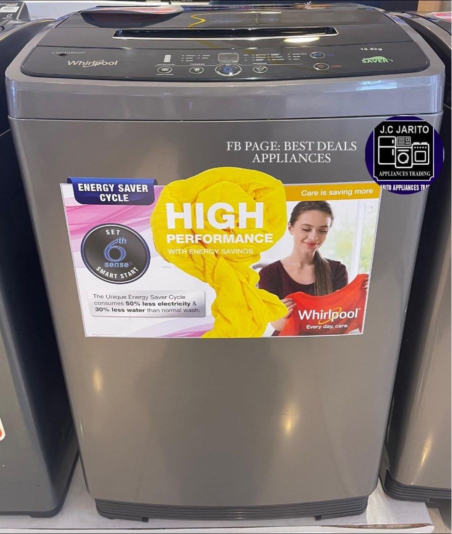 WHIRLPOOL 10.8kg TOPLOAD FULLY AUTO WASHING MACHINE IN SALE, TV & Home ...