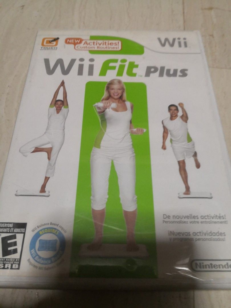 Wii Wii Fit Plus Original, Video Gaming, Video Games, Nintendo on Carousell