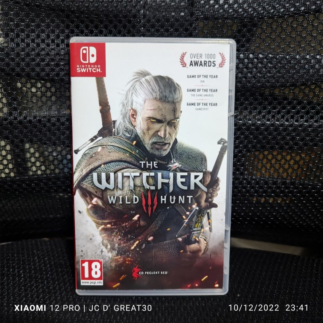 Witcher 3 switch game, Video Gaming, Video Games, Nintendo on Carousell