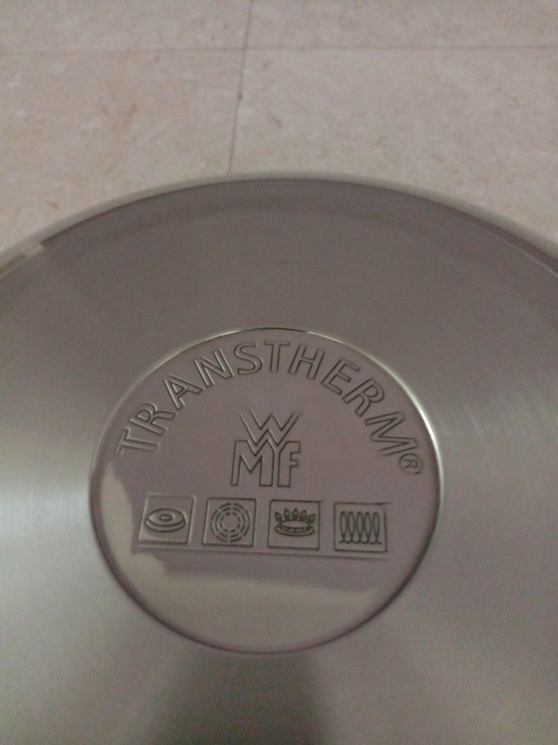 WMF Stainless Steel Wok 32cm, Furniture & Home Living, Kitchenware ...