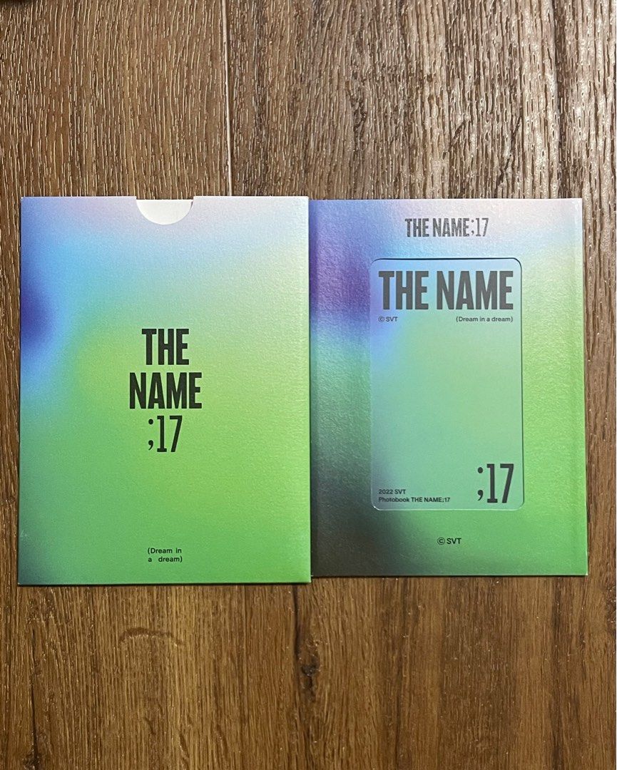 [WTS] Seventeen SVT 2022 THE NAME;17 out case + photobook set + folding ...