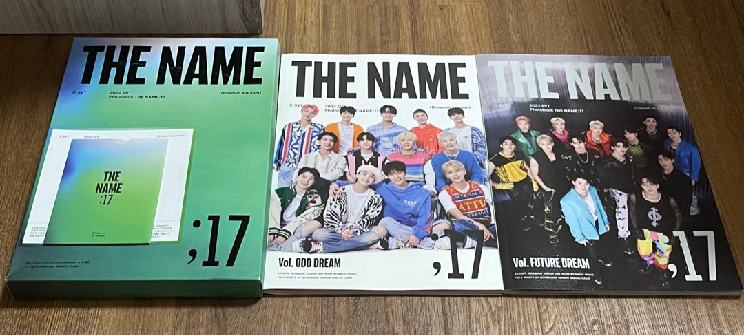 [WTS] Seventeen SVT 2022 THE NAME;17 out case + photobook set + folding ...