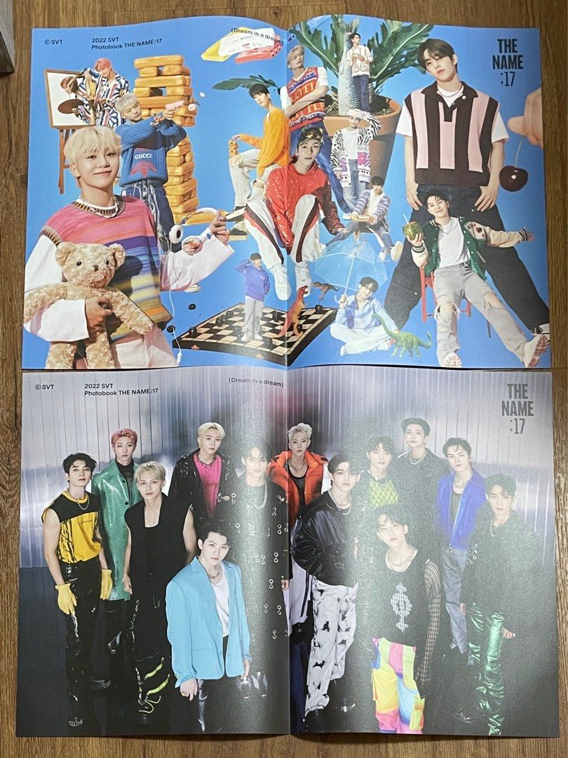 [WTS] Seventeen SVT 2022 THE NAME;17 out case + photobook set + folding ...