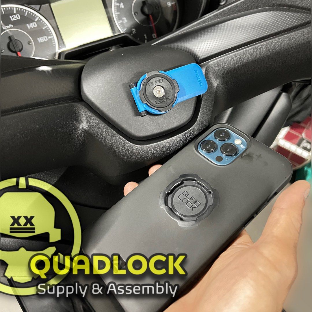 Yamaha Xmax 300 Quadlock, Motorcycles, Motorcycle Accessories on Carousell