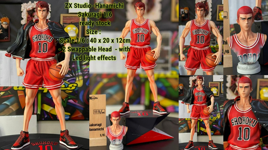ZX Studio - SlamDunk Shohoku Series 01 - Hanamichi Sakuragi 1/6 ...