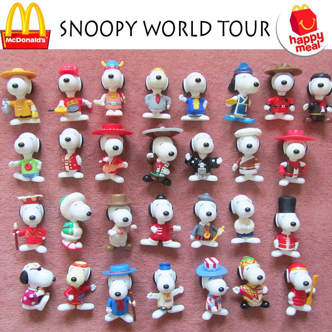 1999 Mcdonald Snoopy World Tour, Hobbies & Toys, Memorabilia & Collectibles, Vintage ...