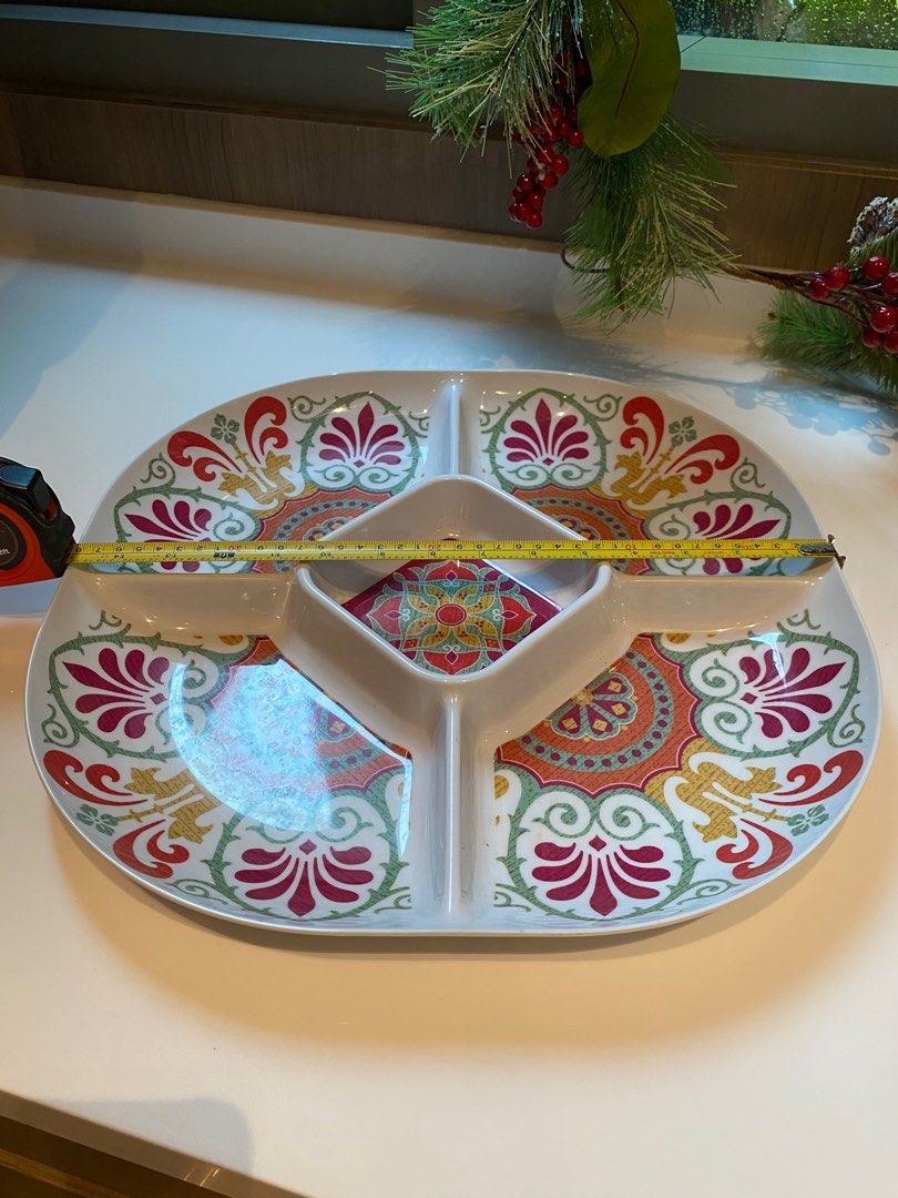 5 section platter, Furniture & Home Living, Kitchenware & Tableware ...