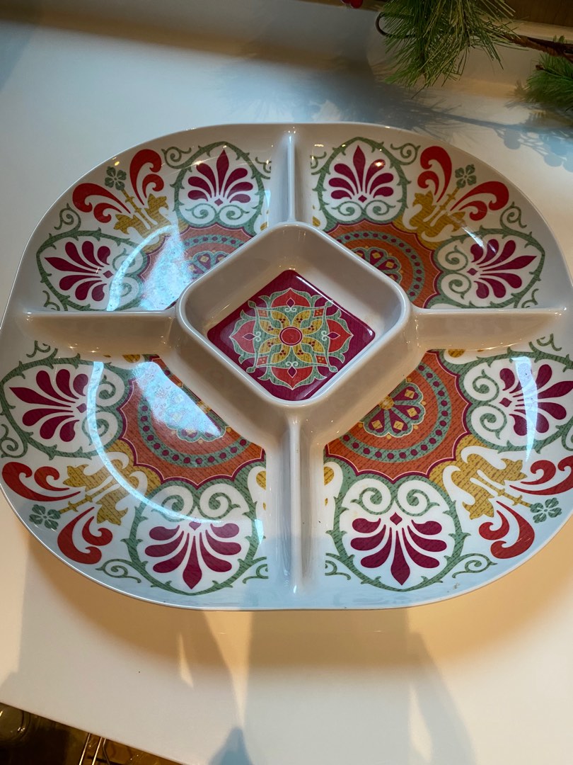5 section platter, Furniture & Home Living, Kitchenware & Tableware ...