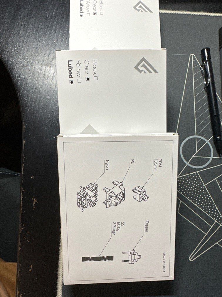 90x Geon Clear switches, Computers & Tech, Parts & Accessories ...