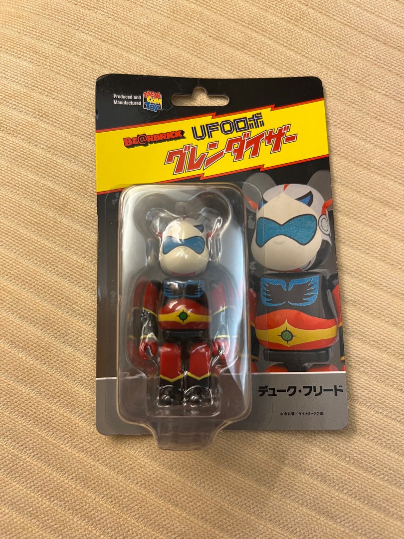 全新 100% New Bearbrick UFO ロボ 無敵鐵金剛 宇門大介 金剛戰神 巨靈神, 興趣及遊戲, 玩具 & 遊戲類 ...
