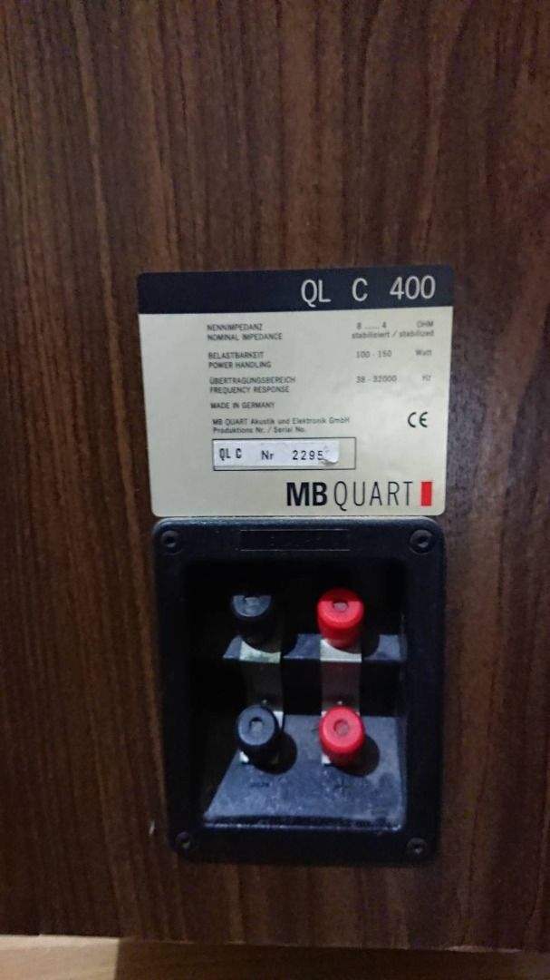 德國 MB QUART QL C400 喇叭網罩 #新春跳蚤市場, 耳機及錄音音訊設備, Soundbar、揚聲器、藍牙喇叭、耳擴在旋轉拍賣