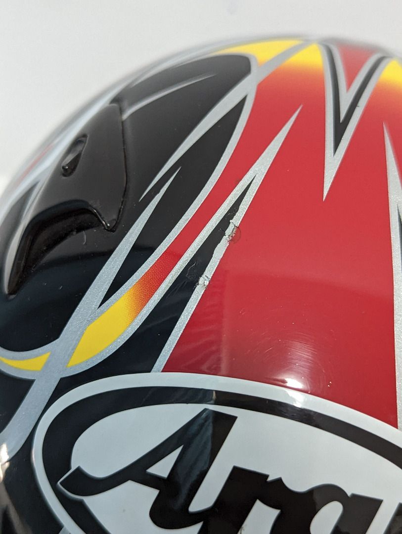 ( Medium ) - Arai Okada Merah Astro, Men's Fashion, Activewear on Carousell