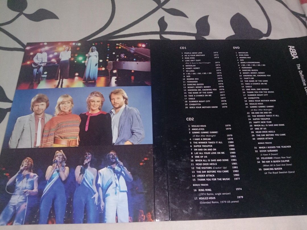 ABBA THE DEFINITIVE COLLECTION 2CD 1 DVD, Hobbies & Toys, Music & Media ...