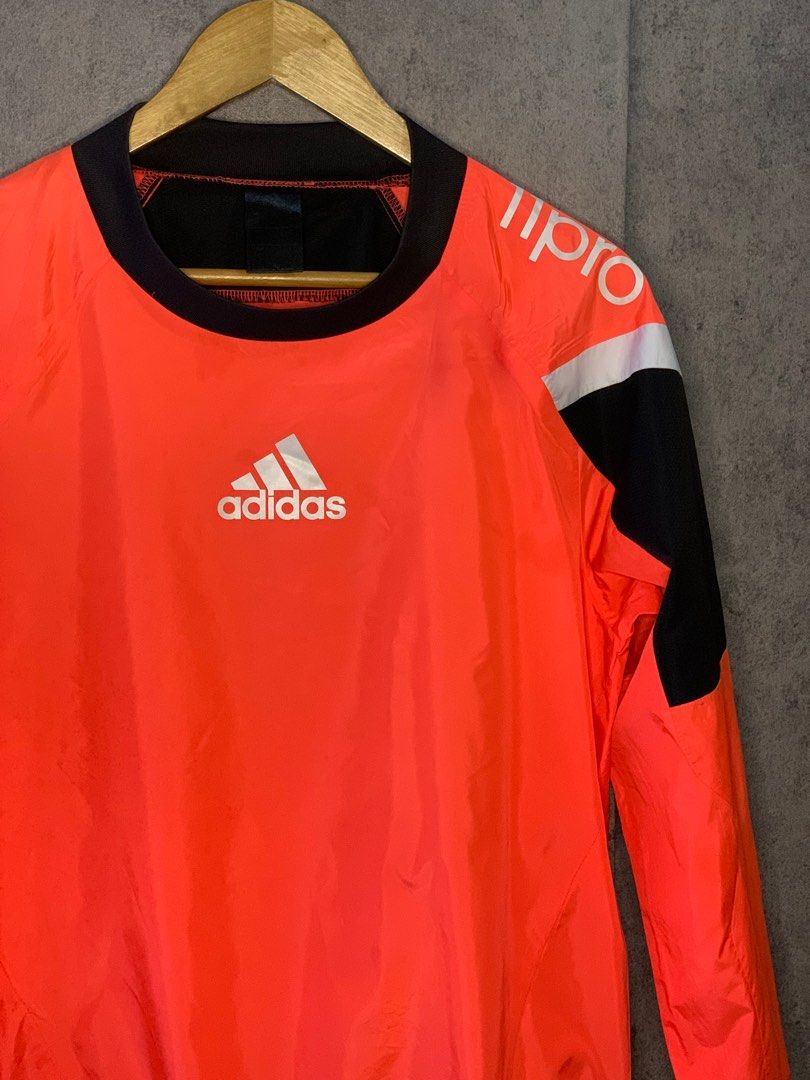 Adidas Neon Orange Climaproof Windshirt, Men's Fashion, Coats, Jackets ...