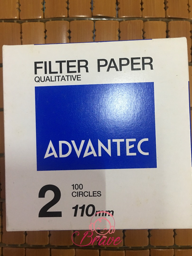 Advantec 110mm Filter Paper, Health & Nutrition, Medical Supplies & Tools on Carousell