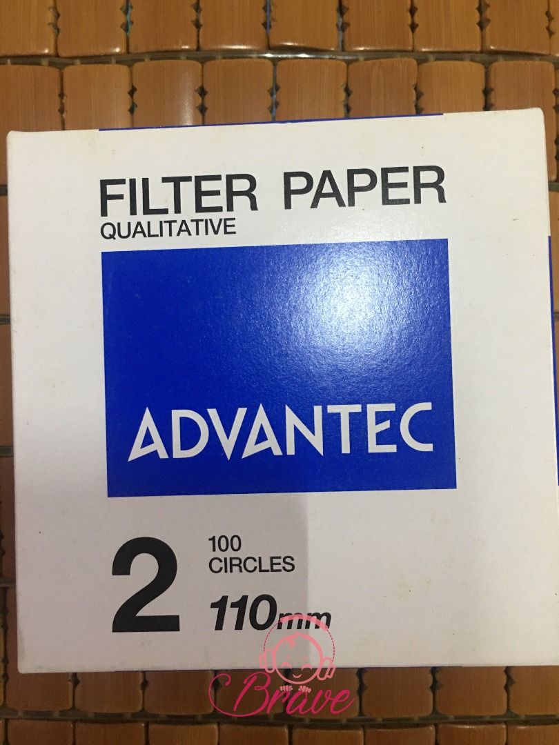Advantec 110mm Filter Paper, Health & Nutrition, Medical Supplies & Tools on Carousell
