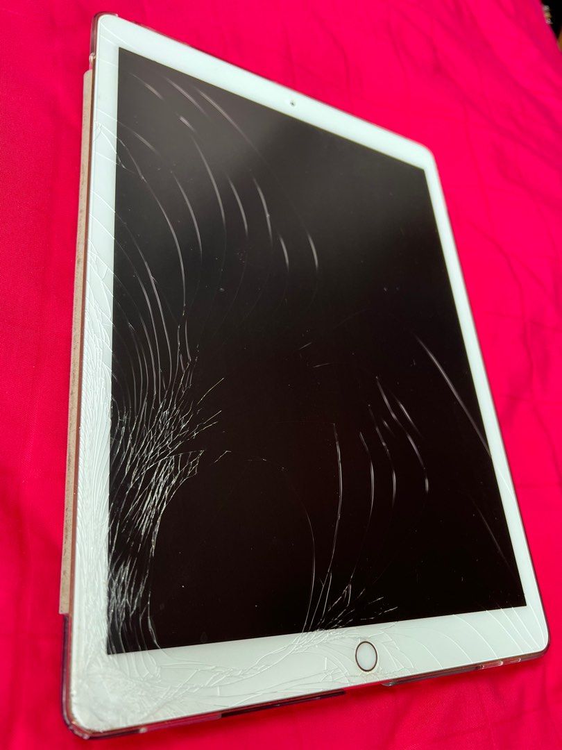 Apple iPad Pro 12.9 2nd Gen 256gb with Apple pencil 1st Gen (Cracked ...