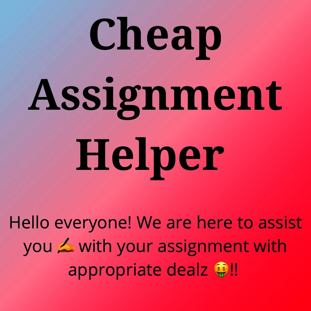 Assignment Helper Services Tuition On Carousell