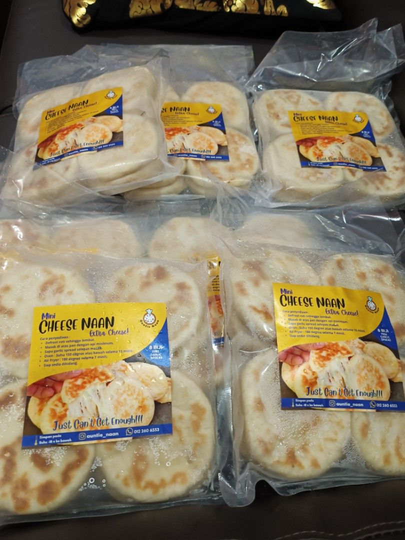 Auntie CHEESE NAAN, Food & Drinks, Packaged & Instant Food on Carousell