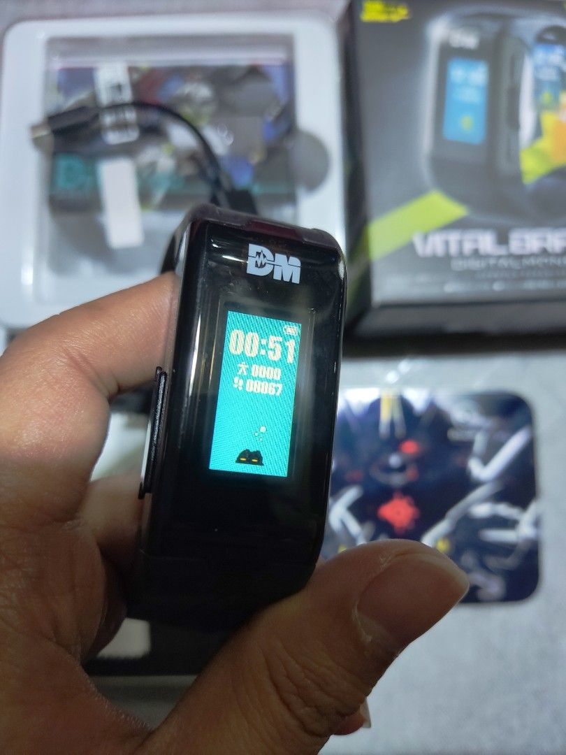 Authentic Digimon Digital Monsters Digivice Vital Bracelet Black ...