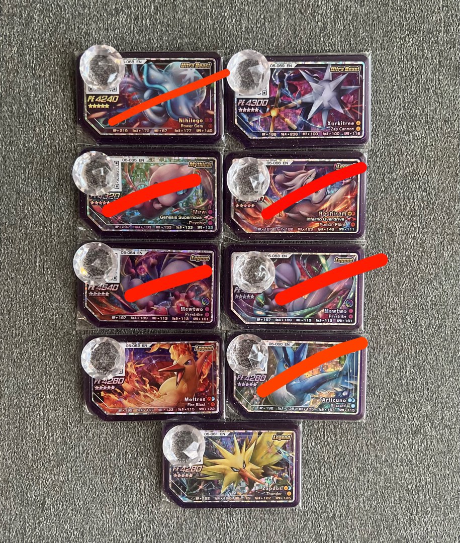 Authentic Pokemon Gaole Legend 1 (5 Stars), Hobbies & Toys, Toys ...