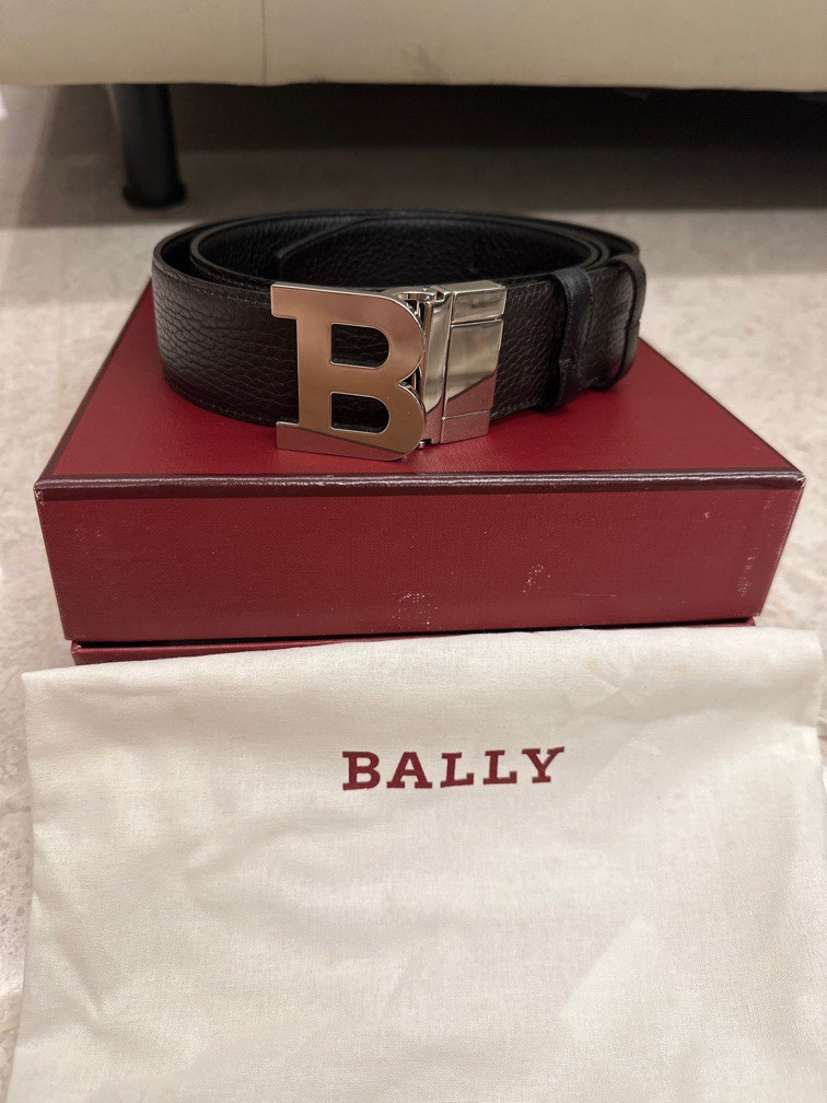 Bally B- buckle Leather Belt, Men's Fashion, Watches & Accessories ...