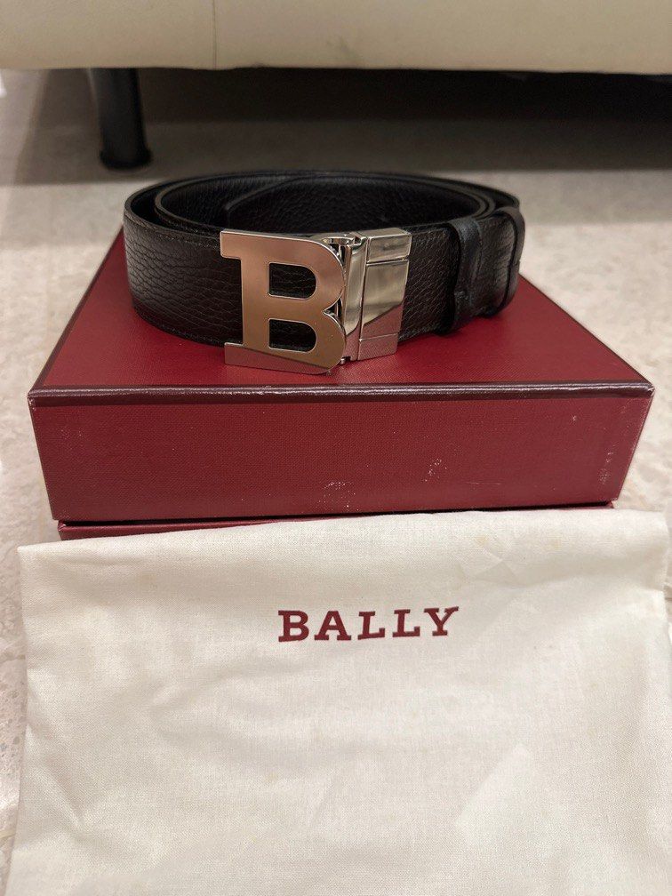 Bally B- buckle Leather Belt, Men's Fashion, Watches & Accessories, Belts on Carousell