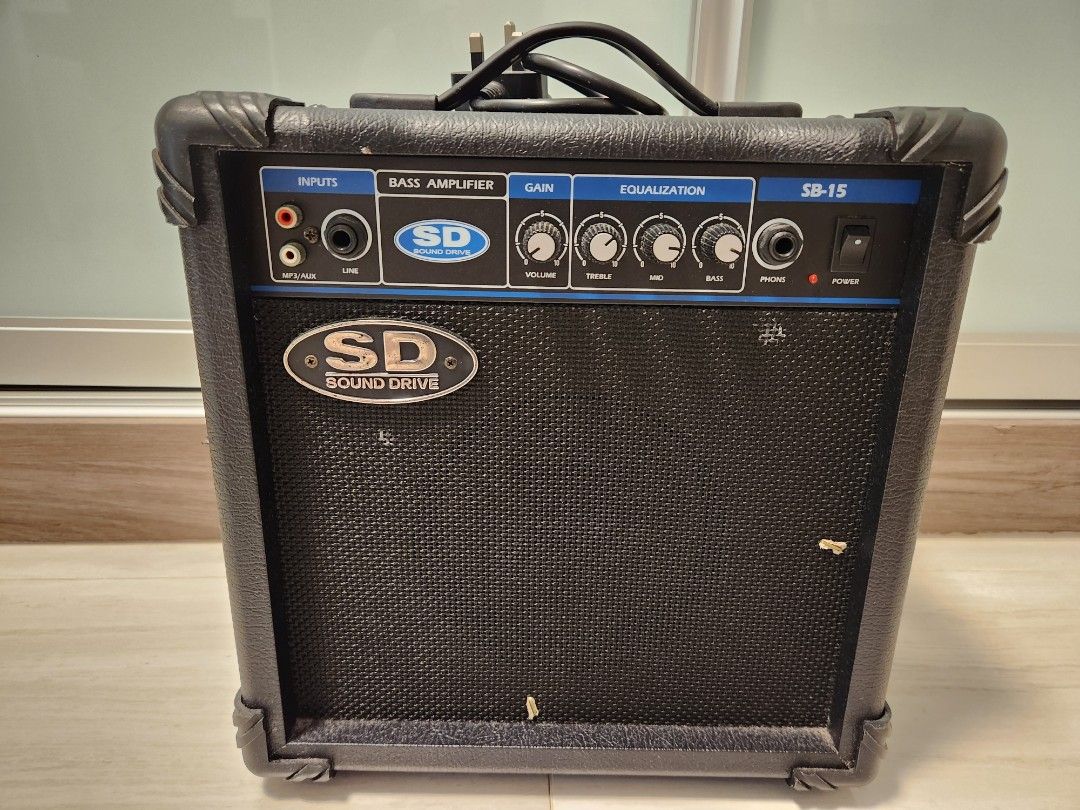 Bass Amplifier (Sound Drive SB-15), Hobbies & Toys, Music & Media, Musical Instruments on Carousell