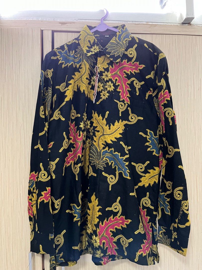 batik tangan panjang (batik keris emas), Fesyen Pria, Pakaian , Atasan ...