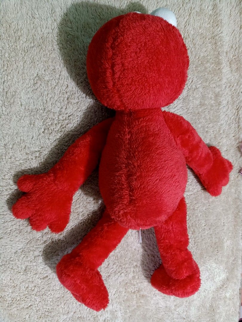 BIG SIZE CLASSIC ELMO - ORIGINAL SESAME STREET (23 to 24 inches), Hobbies & Toys, Toys & Games ...