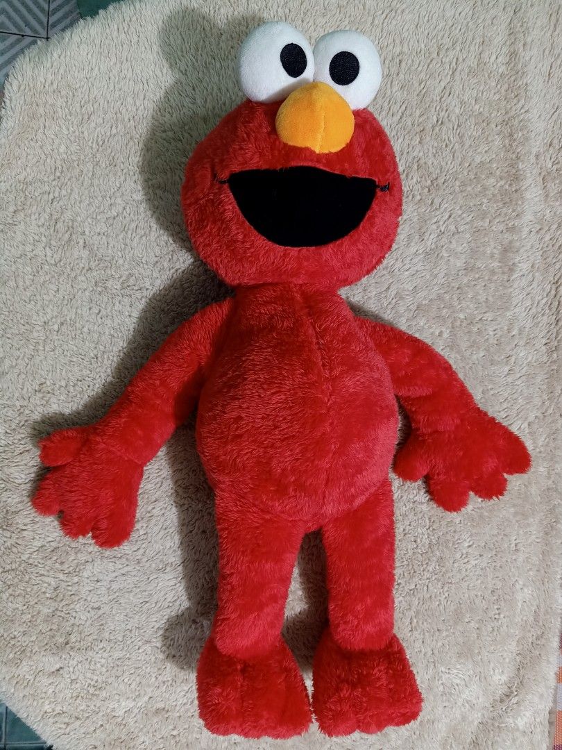 BIG SIZE CLASSIC ELMO - ORIGINAL SESAME STREET (23 to 24 inches), Hobbies & Toys, Toys & Games ...