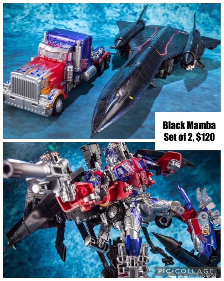 Black Mamba Optimus Prime and Jetfire, Hobbies & Toys, Toys & Games on ...
