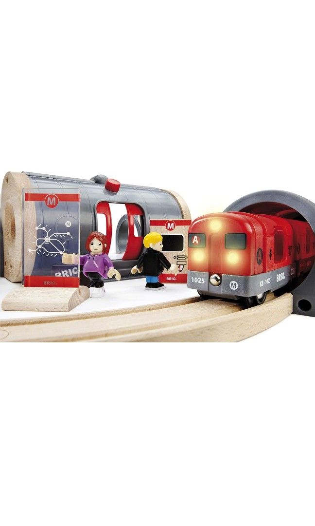 (FREE Delivery) BRIO World 33513 Metro Railway Set, Hobbies & Toys ...