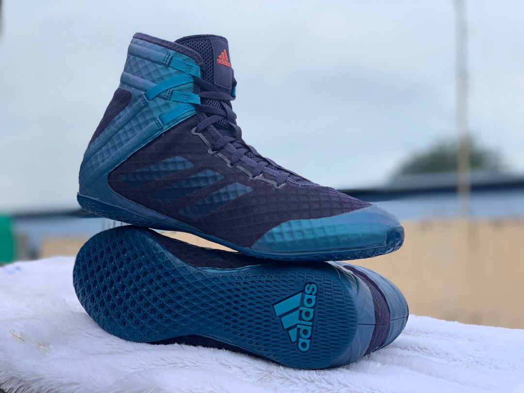 Boxing shoes Adidas, Sports Equipment, Sports & Games, Combat Sports on ...