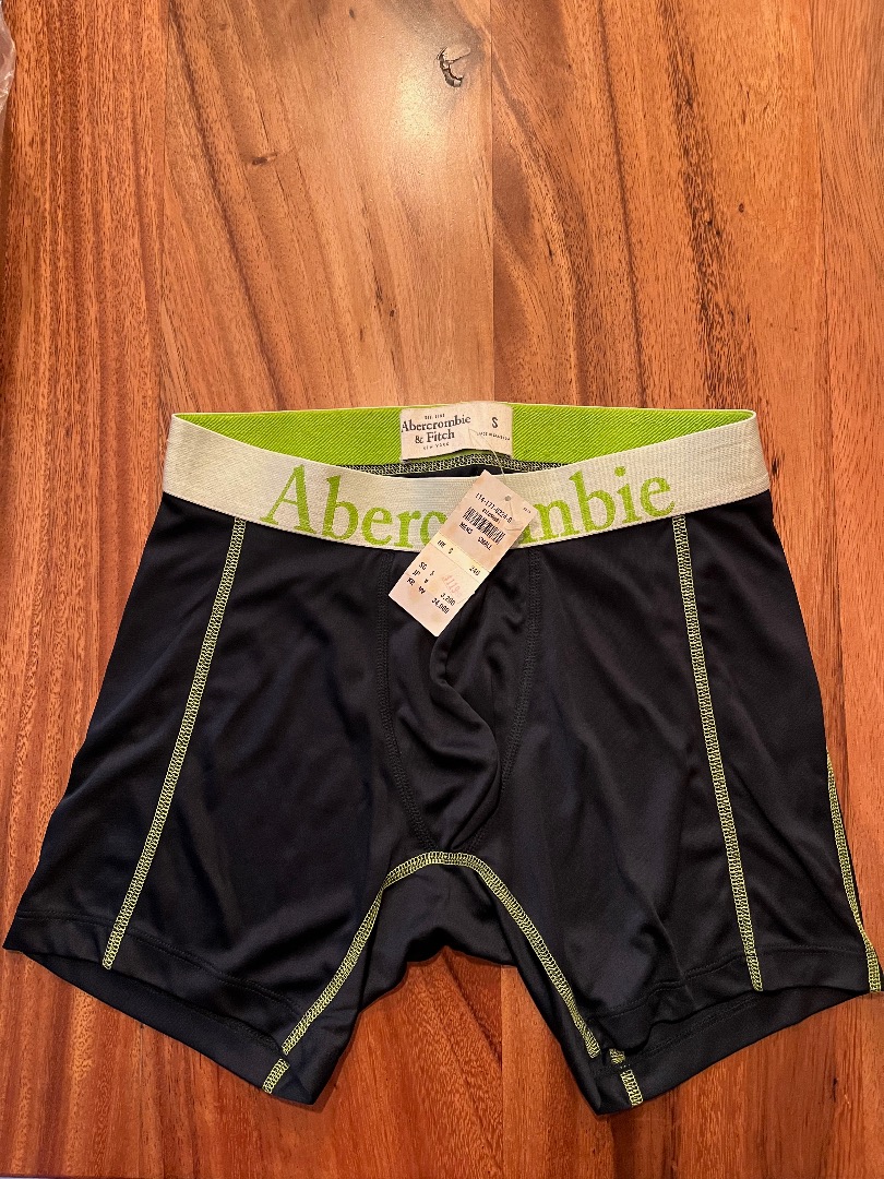 Brand new A&F Abercrombie and Fitch Logo Boxer Briefs small, Men's ...
