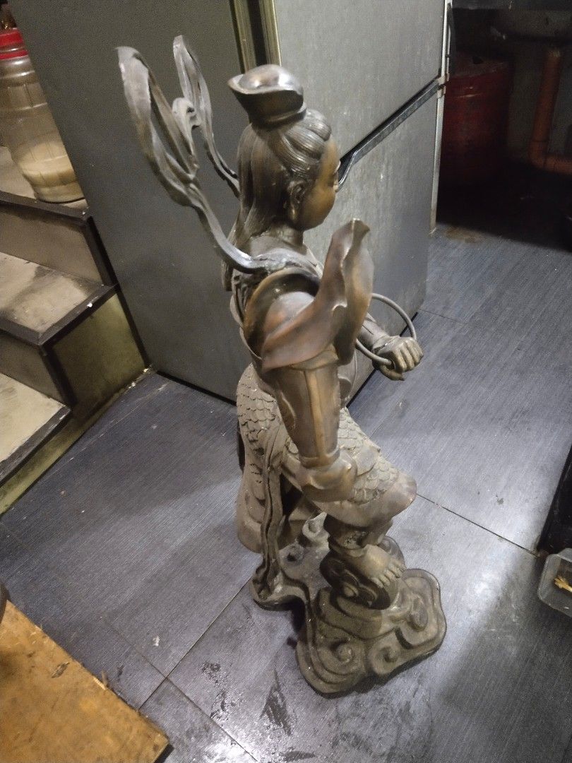 Brass famous tread hot wheels immortal Nezha nalakuvara God statue ...