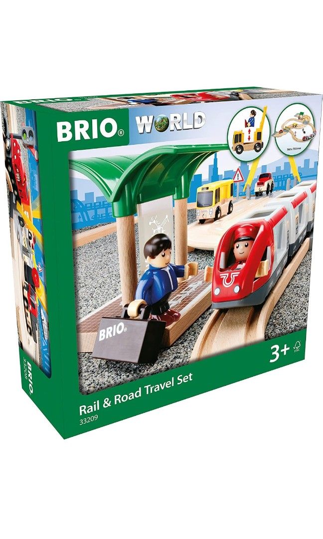 Brio World - 33209 Rail and Road Travel Set, Hobbies & Toys, Toys ...