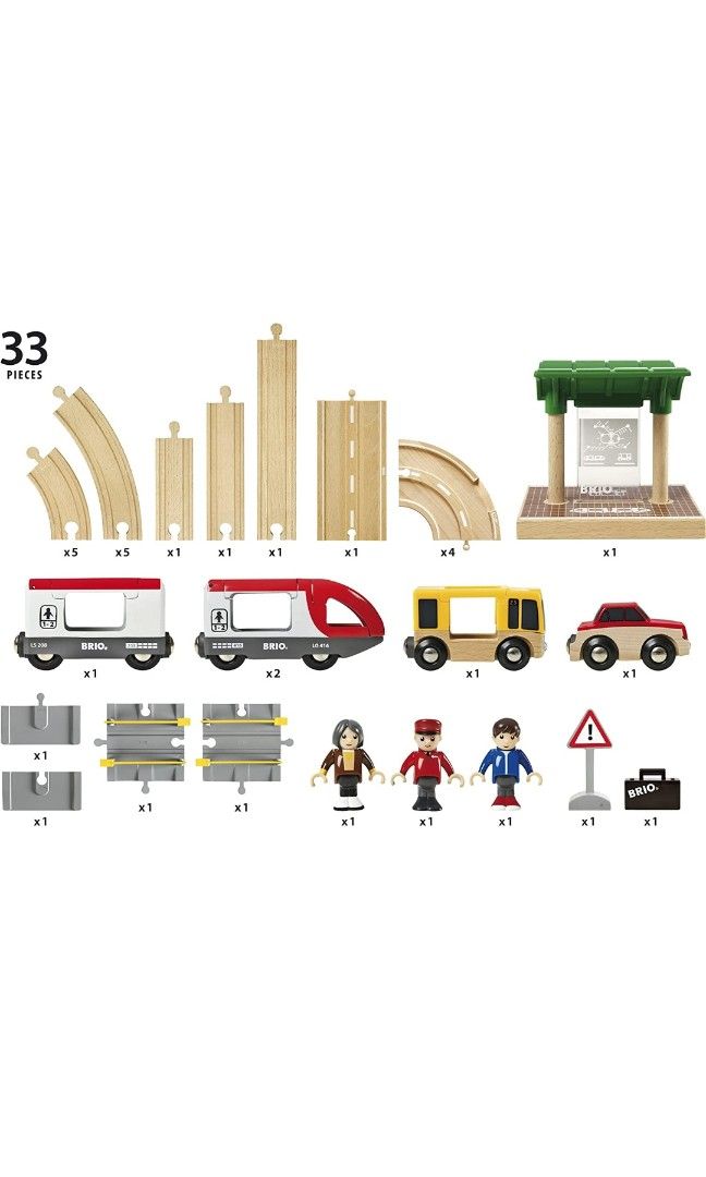 Brio World - 33209 Rail and Road Travel Set, Hobbies & Toys, Toys ...